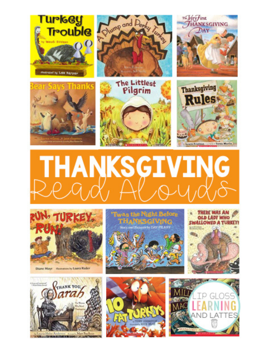 Thanksgiving Read Alouds - Lip Gloss Learning and Lattes