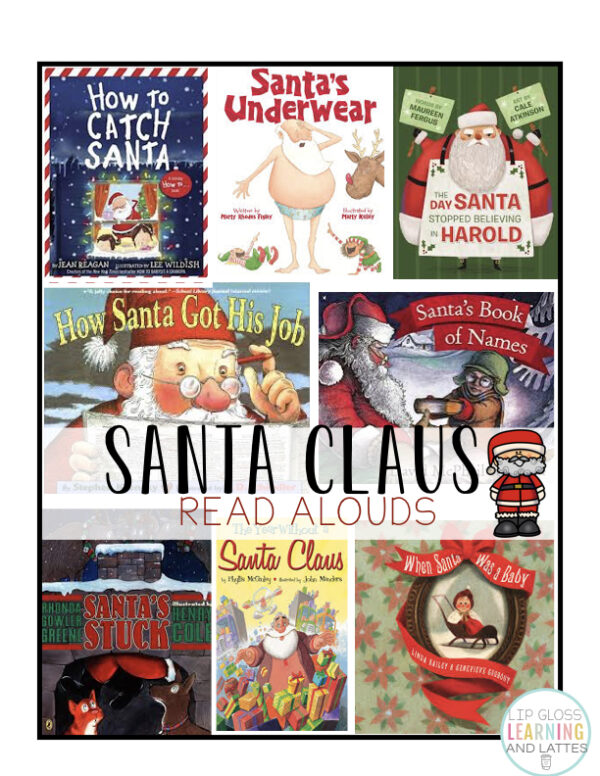 Santa Claus Read Alouds - Lip Gloss Learning and Lattes