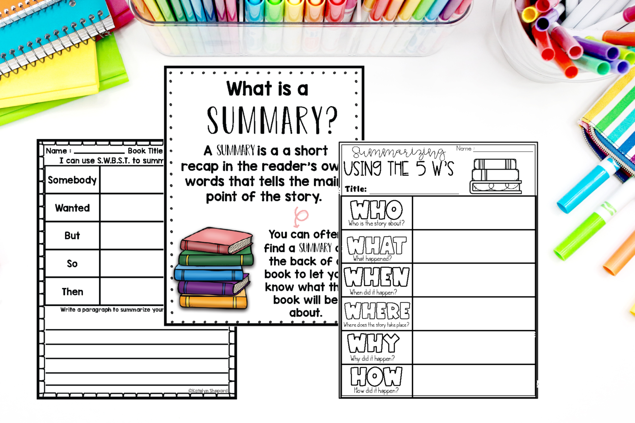Summarizing with the S.W.B.S.T. Method - Lip Gloss Learning and Lattes