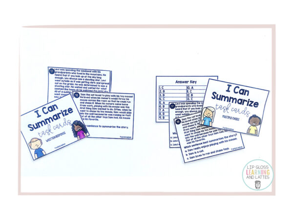 5 Ways to Help Your Students Master Summarizing - Lip Gloss Learning ...