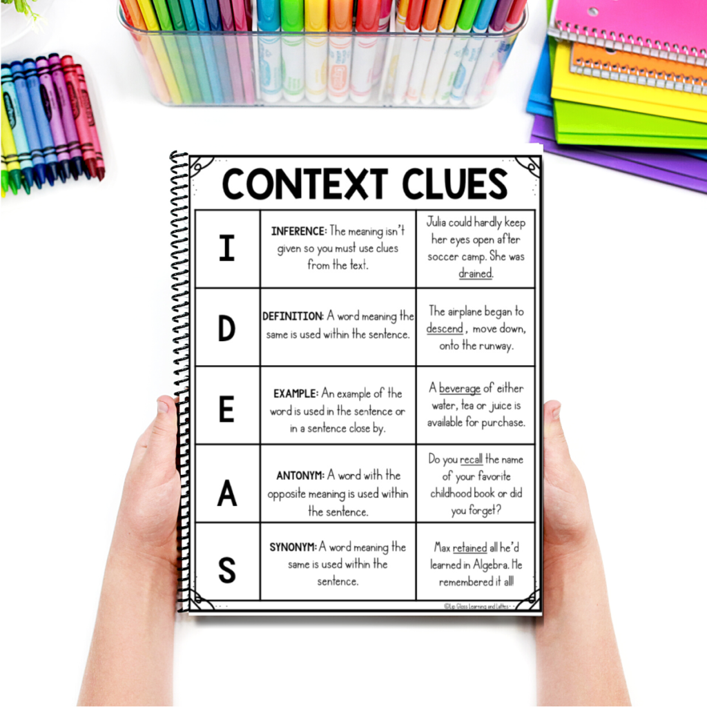 Tips to Teach Context Clues - Lip Gloss Learning and Lattes