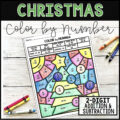 Christmas Addition and Subtraction Color By Number Pages - Lip Gloss ...