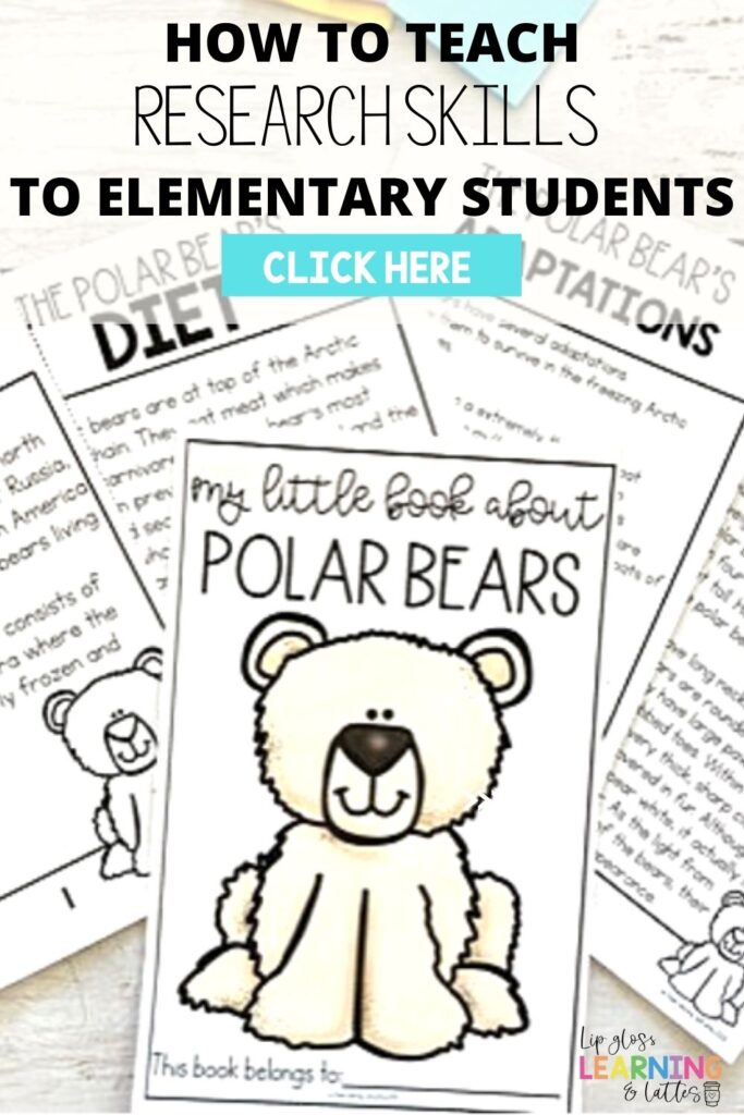 Teaching Research Skills to Elementary Students - Lip Gloss Learning ...