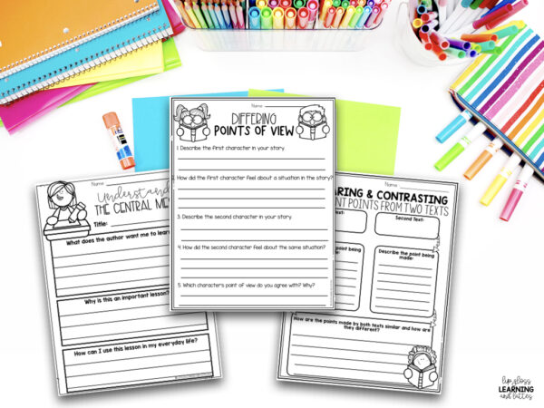 Graphic organizers for Reading Comprehension - Lip Gloss Learning and ...