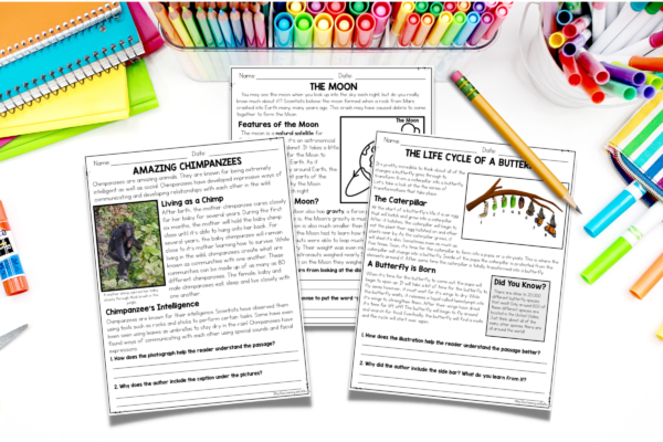 Teaching Text Features of Nonfiction - Lip Gloss Learning and Lattes