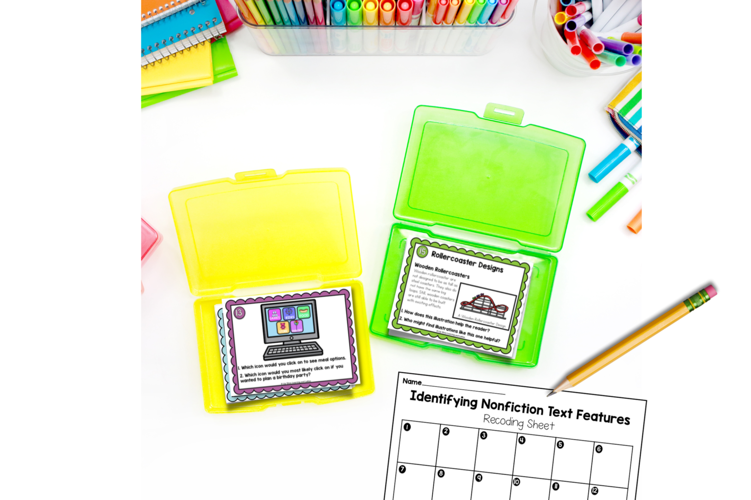 Teaching Text Features of Nonfiction - Lip Gloss Learning and Lattes