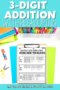 Teach 3 Digit Addition With Regrouping - Lip Gloss Learning and Lattes