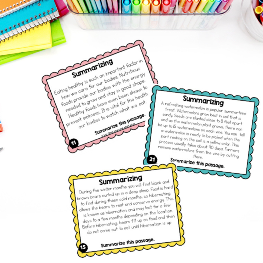 Summarizing nonfiction - Lip Gloss Learning and Lattes