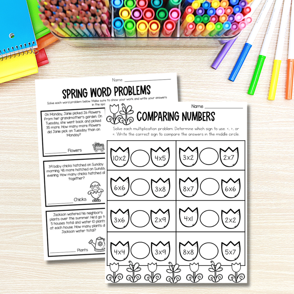 5 Spring Activities for 2nd Grade - Lip Gloss Learning and Lattes