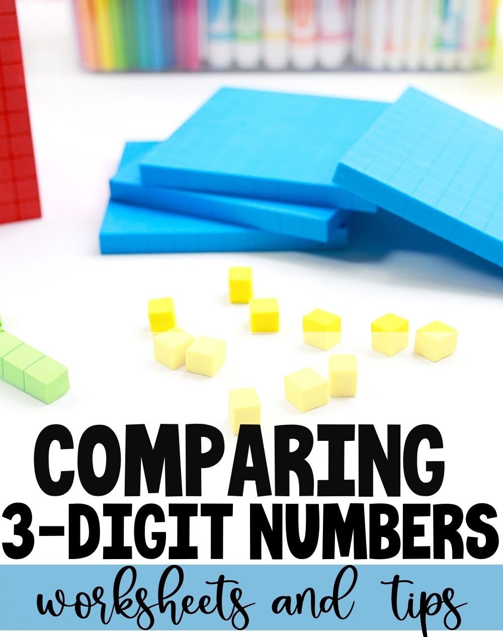 Comparing 3-Digit Numbers - Lip Gloss Learning and Lattes