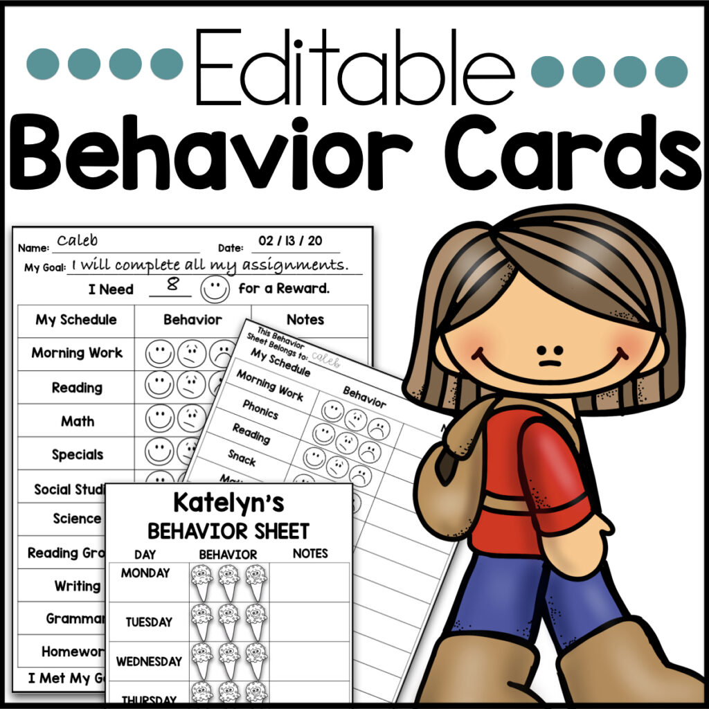 How to Use Behavior Charts in the Classroom - Lip Gloss Learning and Lattes