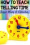How to Teach Telling Time: Telling Time Lesson Plans and Activities ...