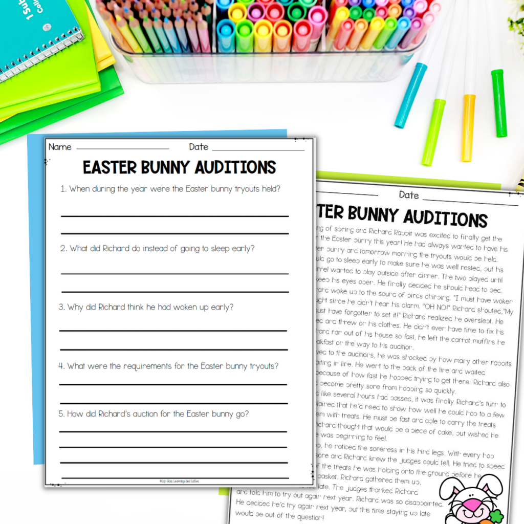 Easter Activities for the Classroom - Lip Gloss Learning and Lattes
