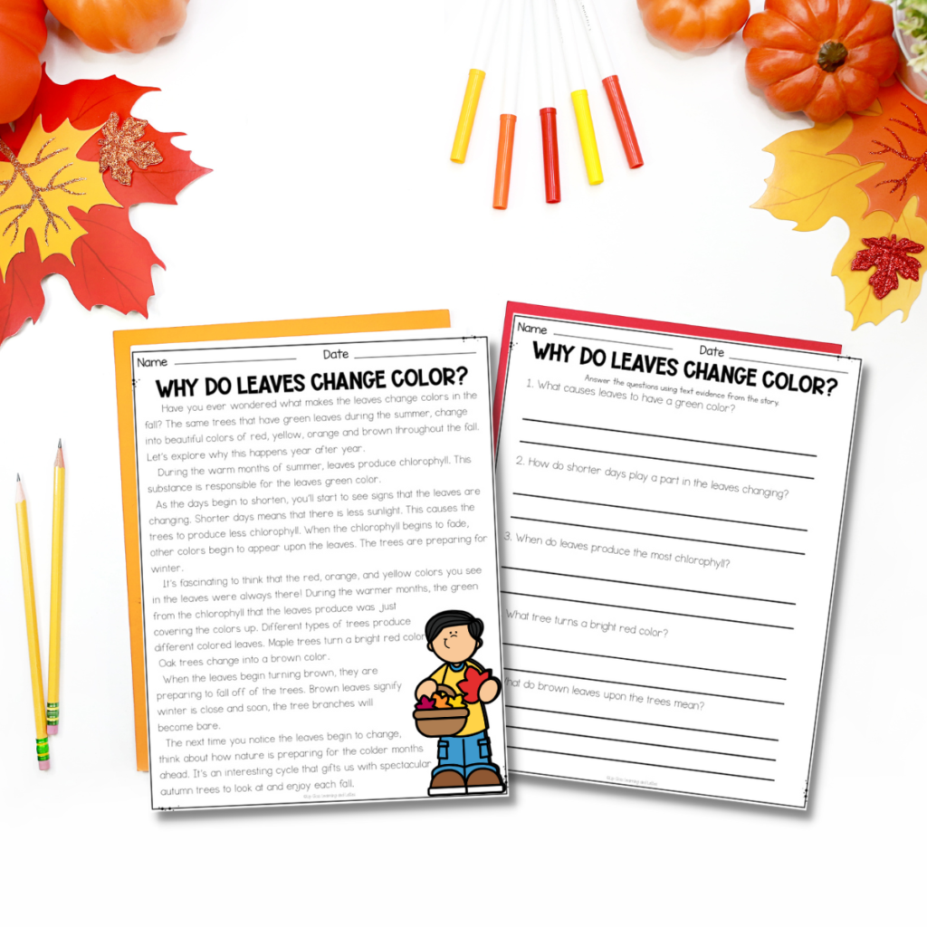 Fall Lesson Plans - Lip Gloss Learning and Lattes