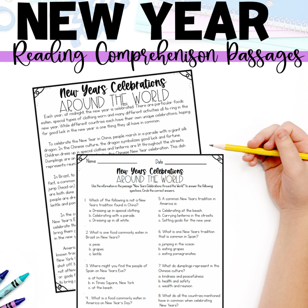 New Year’s Activities for Elementary Students - Lip Gloss Learning and ...