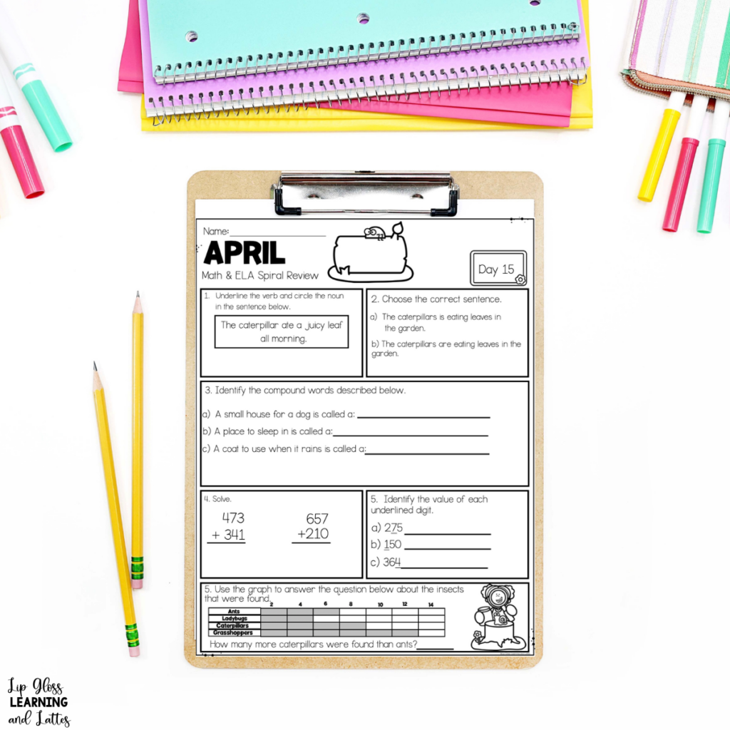 5 Reasons to Use Morning Work in your 2nd Grade Classroom - Lip Gloss ...